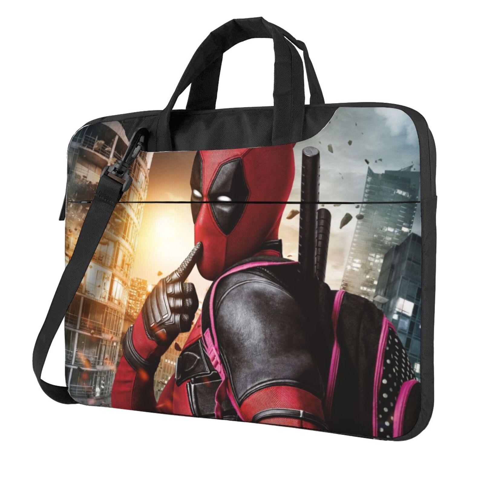 Deadpool Laptop Shoulder Bag for Women Men, 15.6 inch Computer Laptop ...