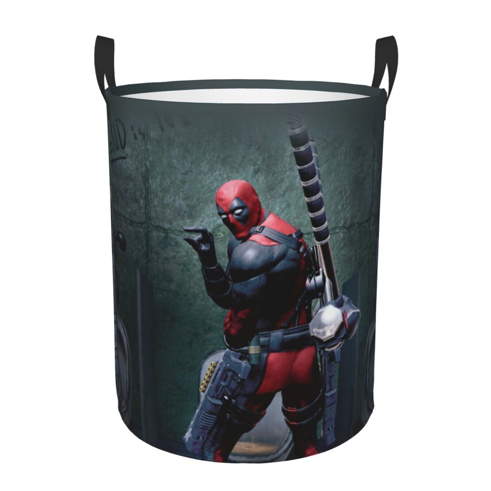 Deadpool Large Laundry Hamper, Collapsible Laundry Basket With Handles ...