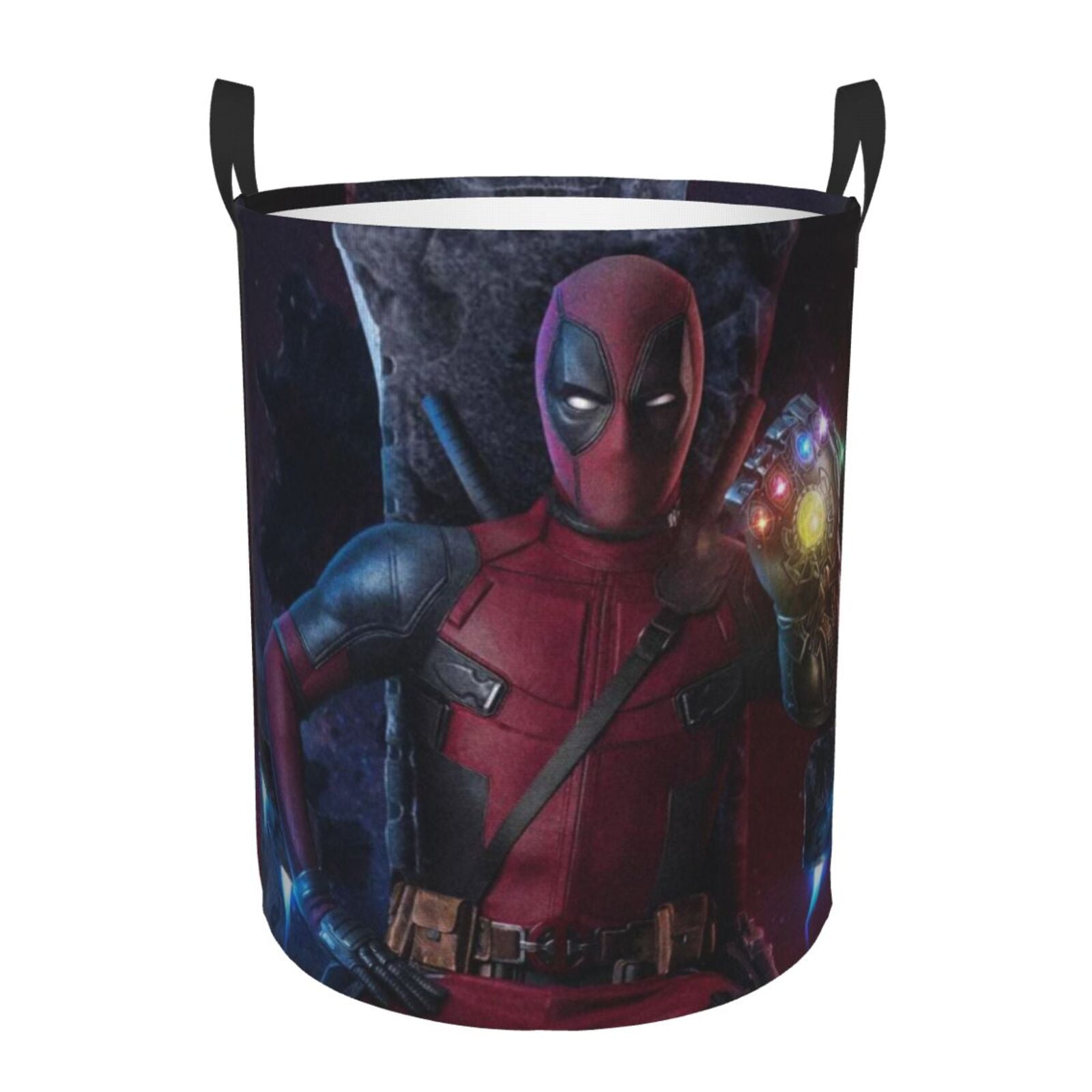 Deadpool Large Laundry Hamper, Collapsible Laundry Basket With Handles ...