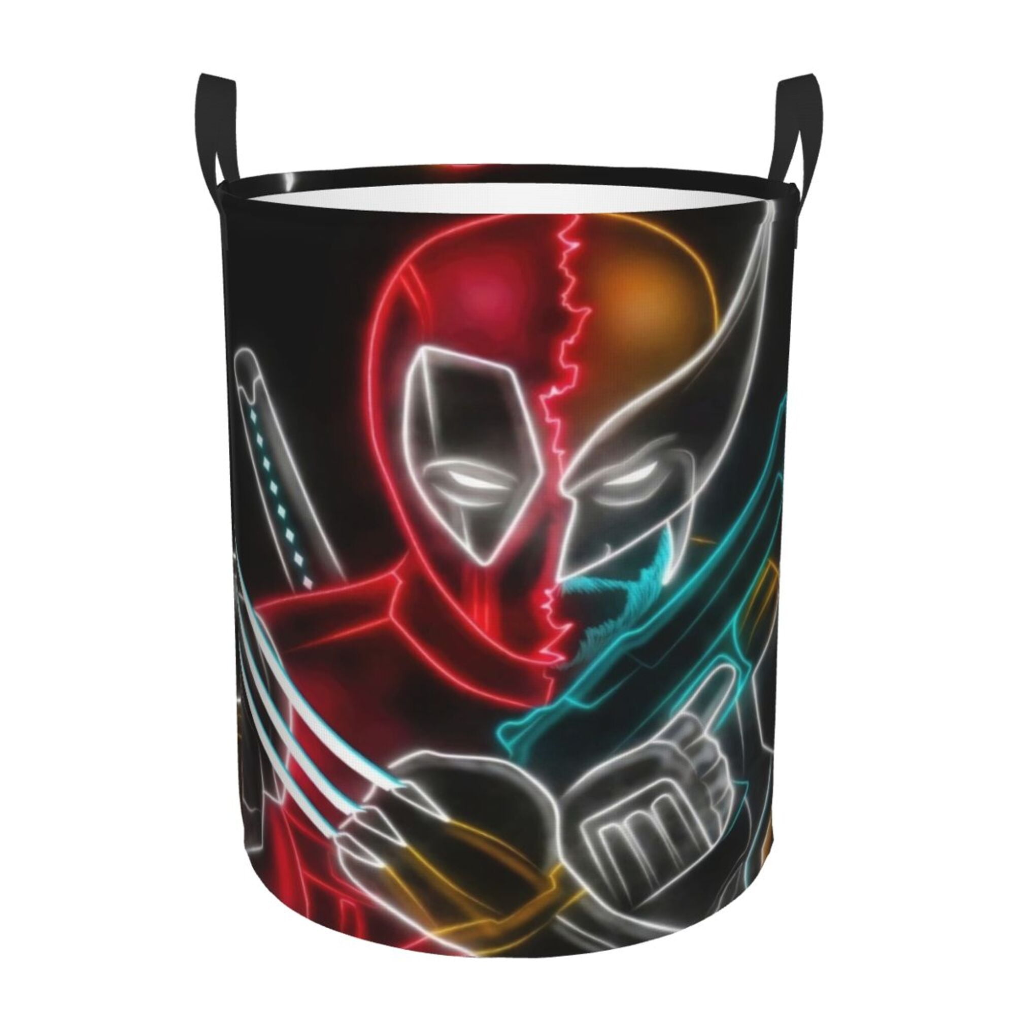 Deadpool Laundry Hamper Basket, Waterproof Collapsible Circular Clothes ...