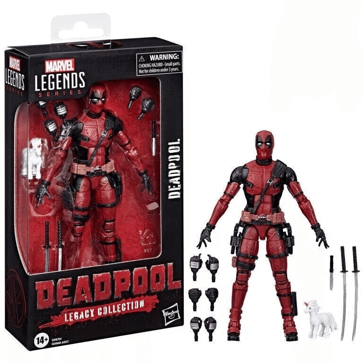Deadpool Legacy Collection 6" Action Figure Exclusive New Red Deadpool ...
