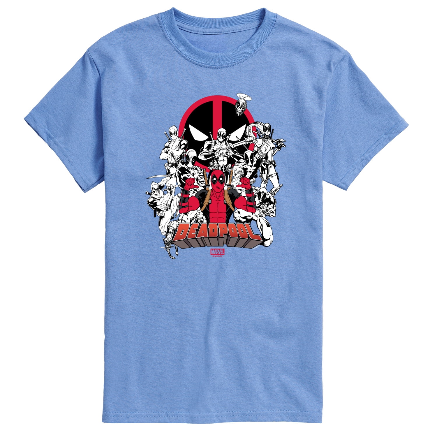 Deadpool - Linework - Men's Short Sleeve Graphic T-Shirt - Walmart.com