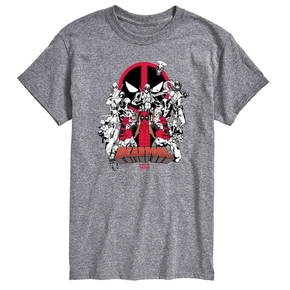 Deadpool - Linework - Men's Short Sleeve Graphic T-Shirt - Walmart.com