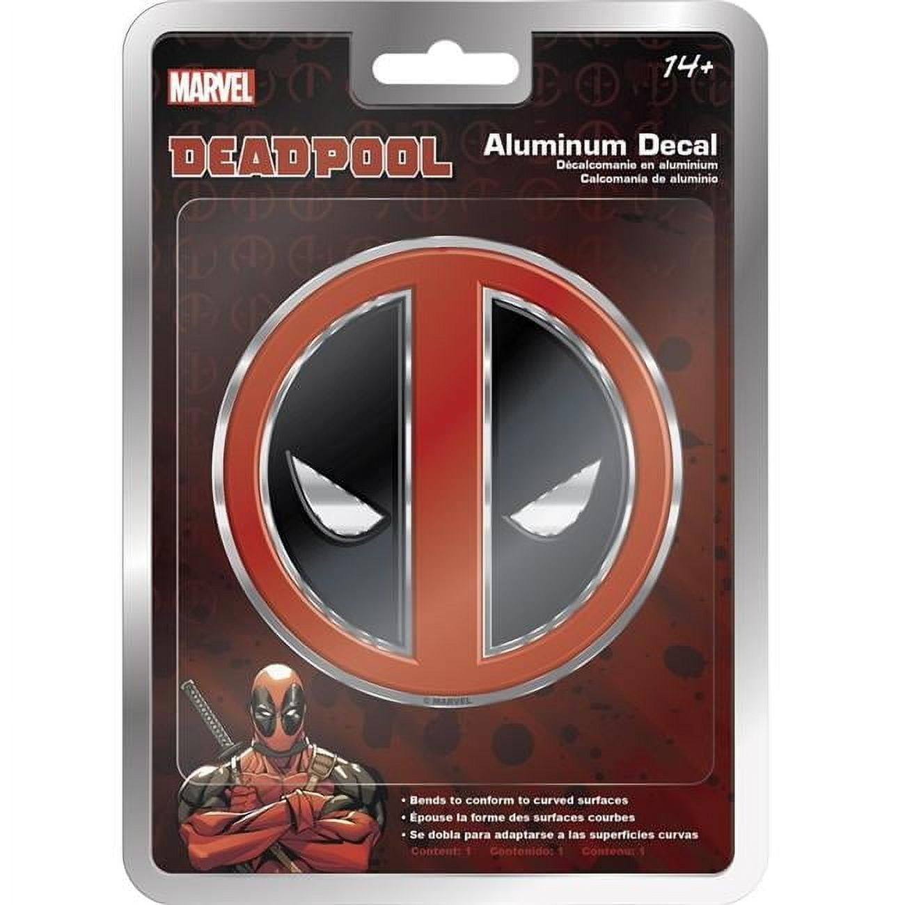 Deadpool Logo Aluminum Car Decal Emblems - Walmart.com