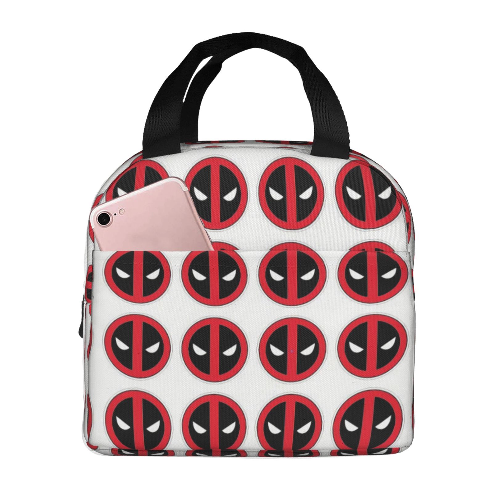 Deadpool Logo Deadpool Sticker Lunch Box,Lunch Bag,Insulated Lunch Bag ...