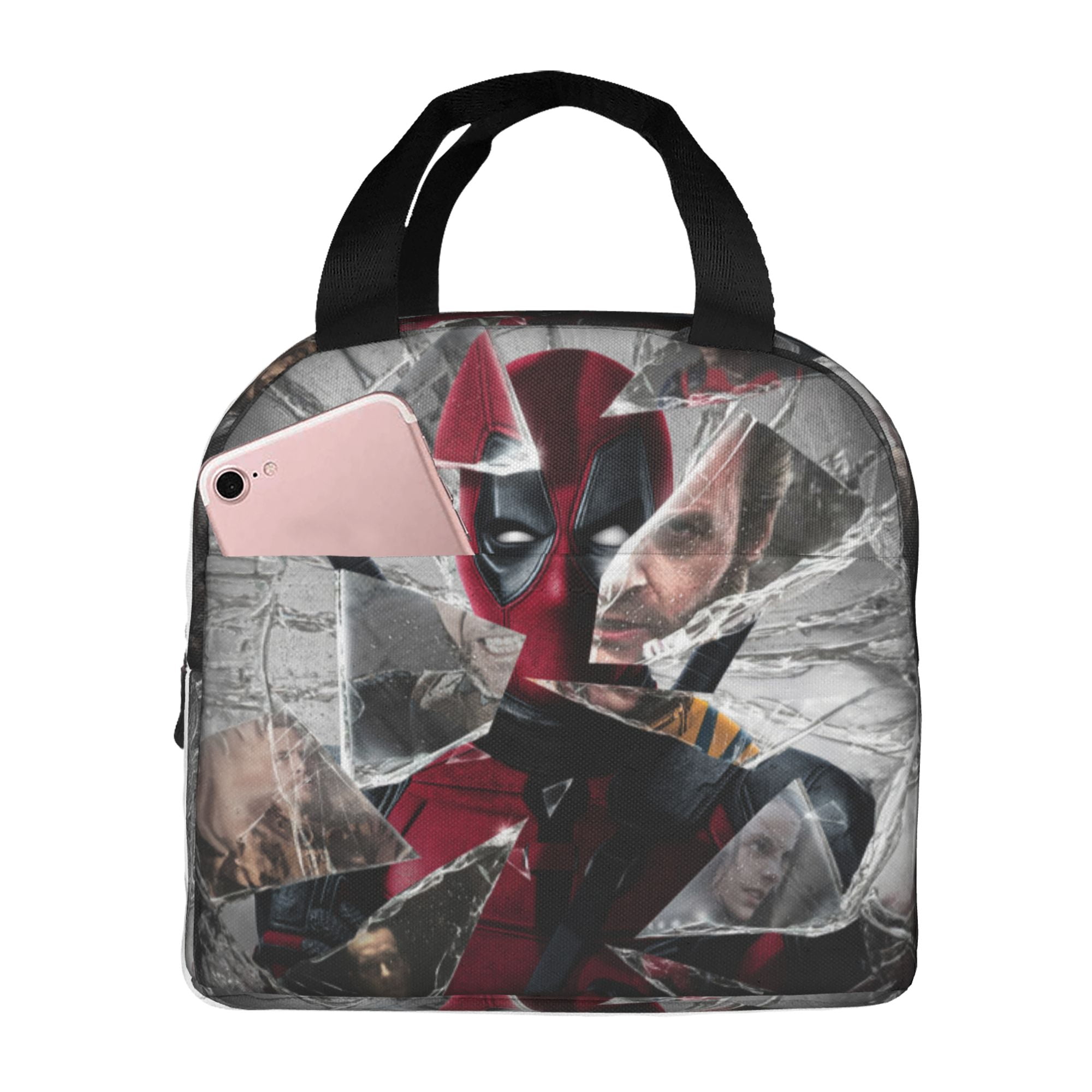 Deadpool Lunch Bag Lunch Bag Tote Bag Insulated Lunch Box Picnic Beach ...