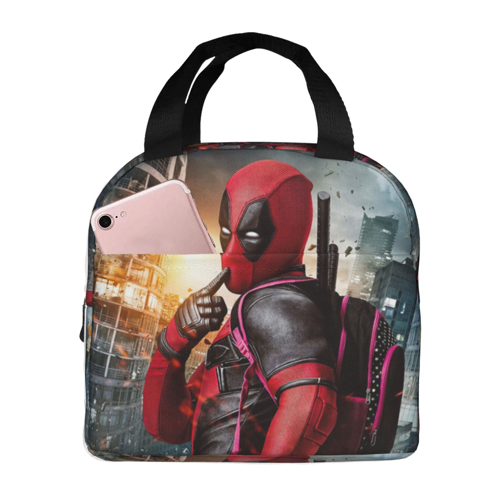 Deadpool Lunch bag, Insulated Lunch Tote for Women Men Large Lunch Box ...