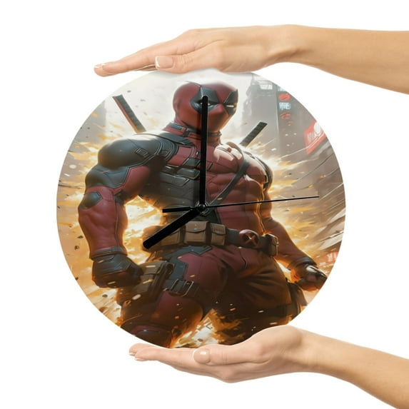 Deadpool MDF Wall Clock（11.6"） - Walmart.com