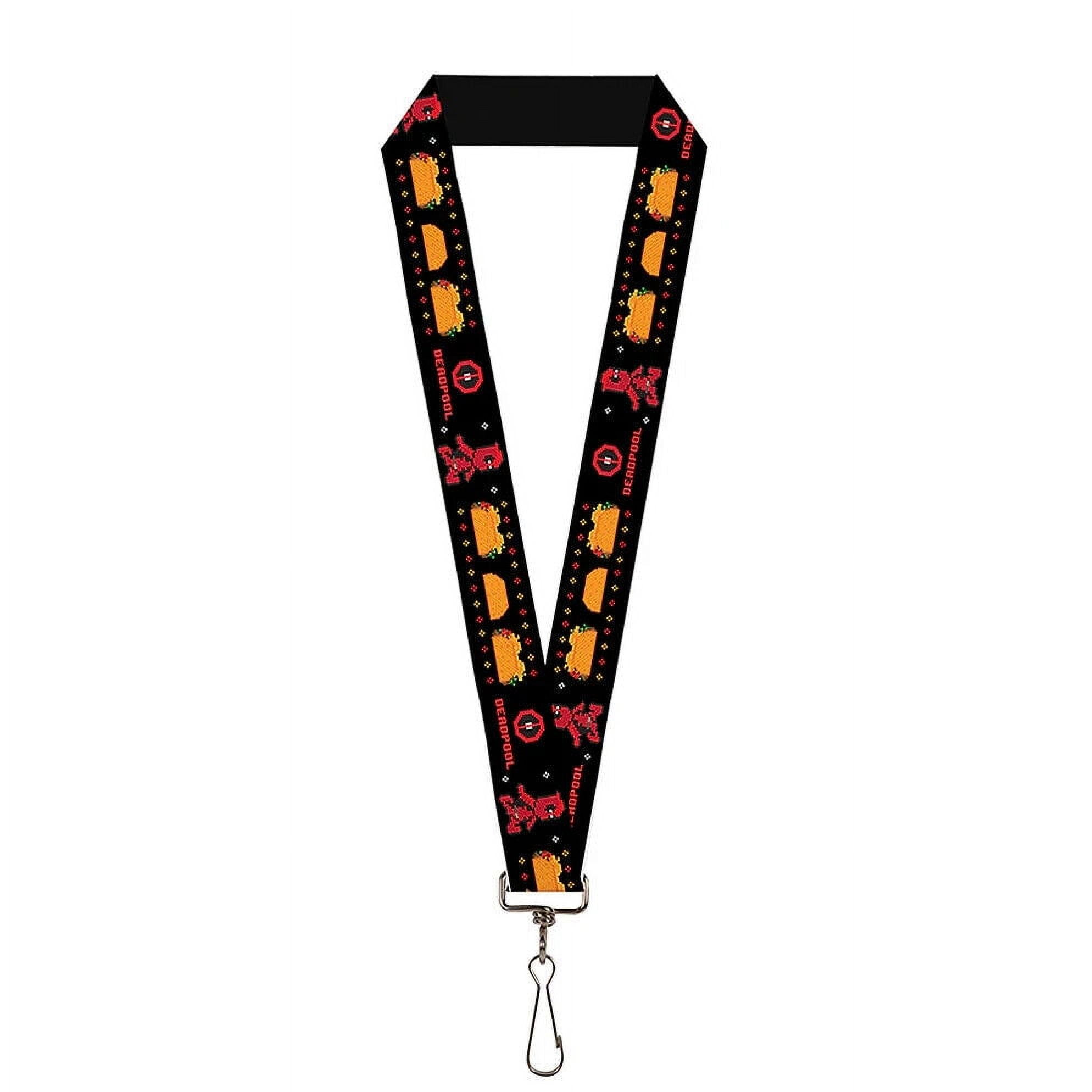 Deadpool Marvel 8-Bit Video Running Tacos Lanyard - Walmart.com