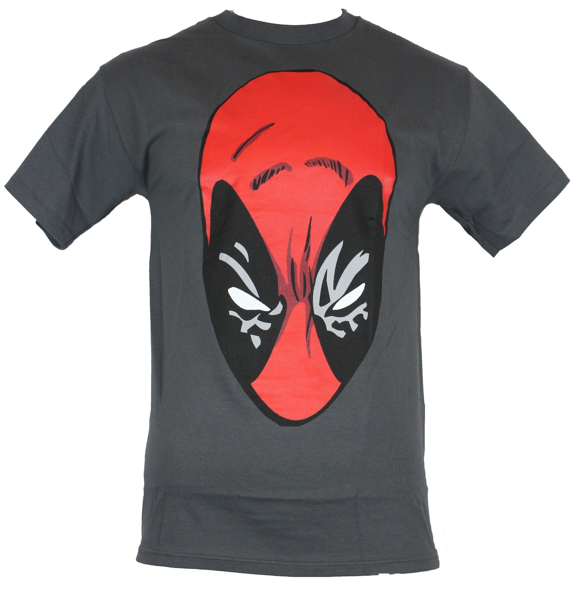 Deadpool (Marvel Comics) Mens T-Shirt - Comics Headshot Image (2X-Large ...
