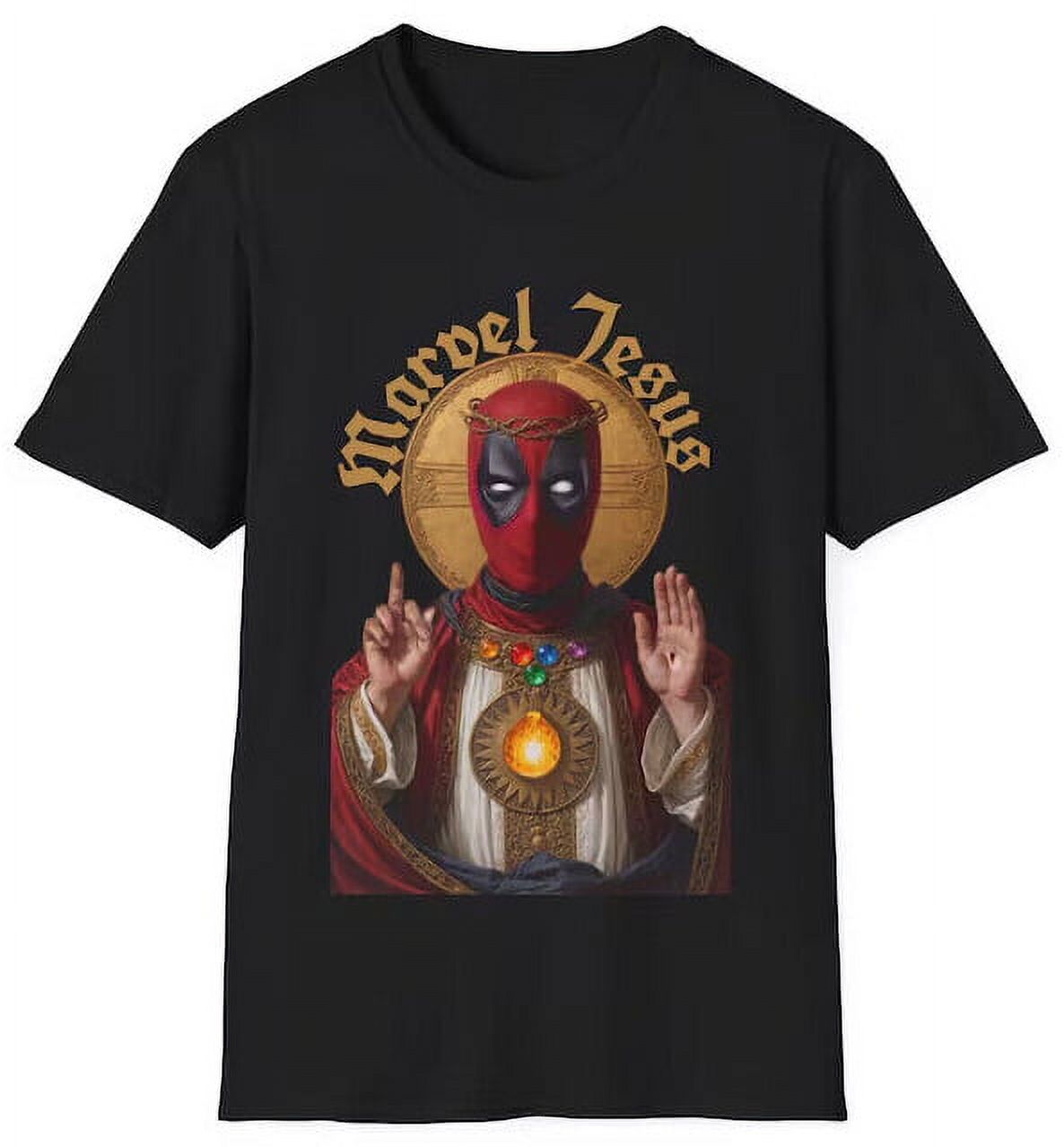 Deadpool Marvel Jesus, Marvel Comic Book MCU, Dealpool 3 Movie Tshirt ...