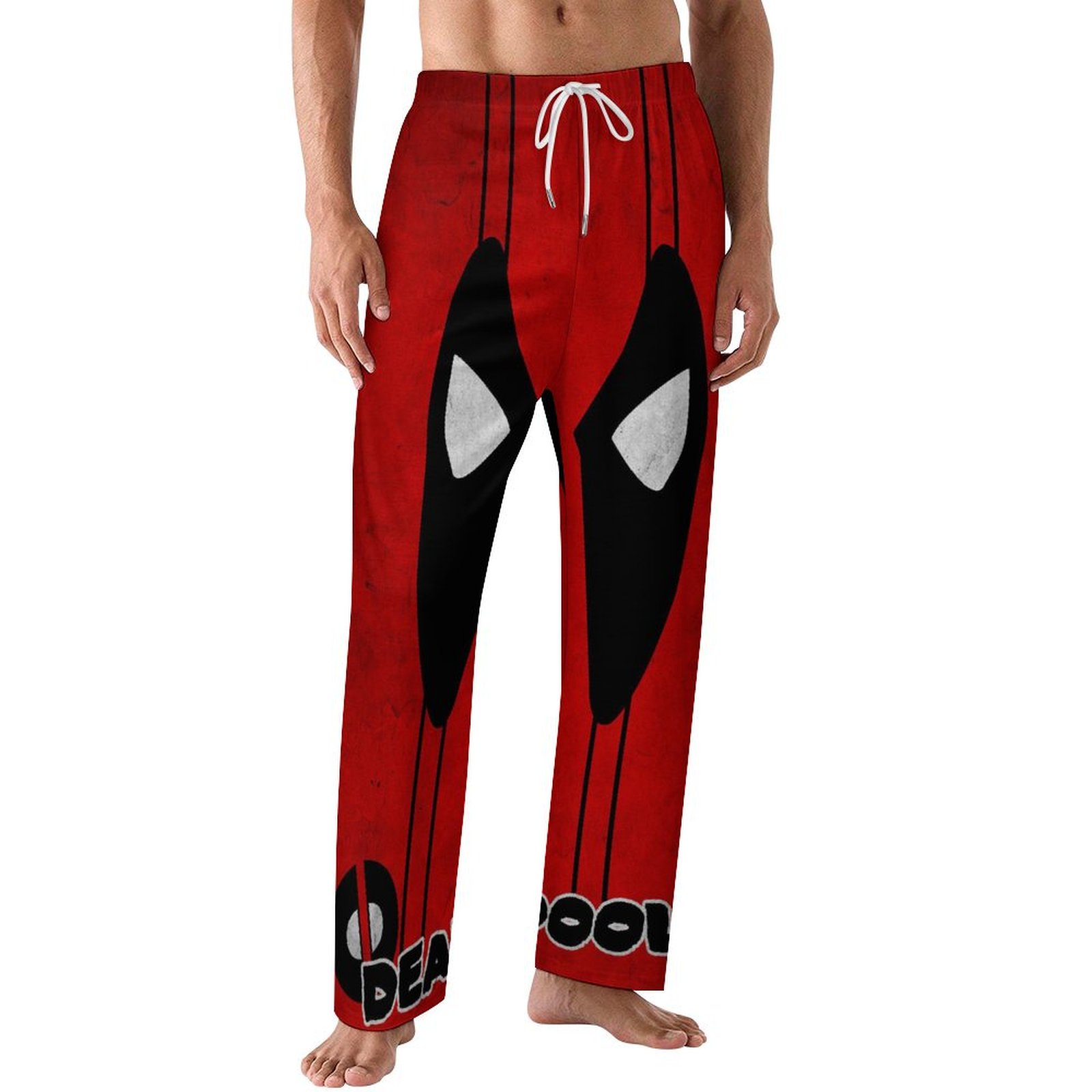 Deadpool Men Pajama Pants Bottoms Lounge Pants Elastic Waist Loose Soft ...