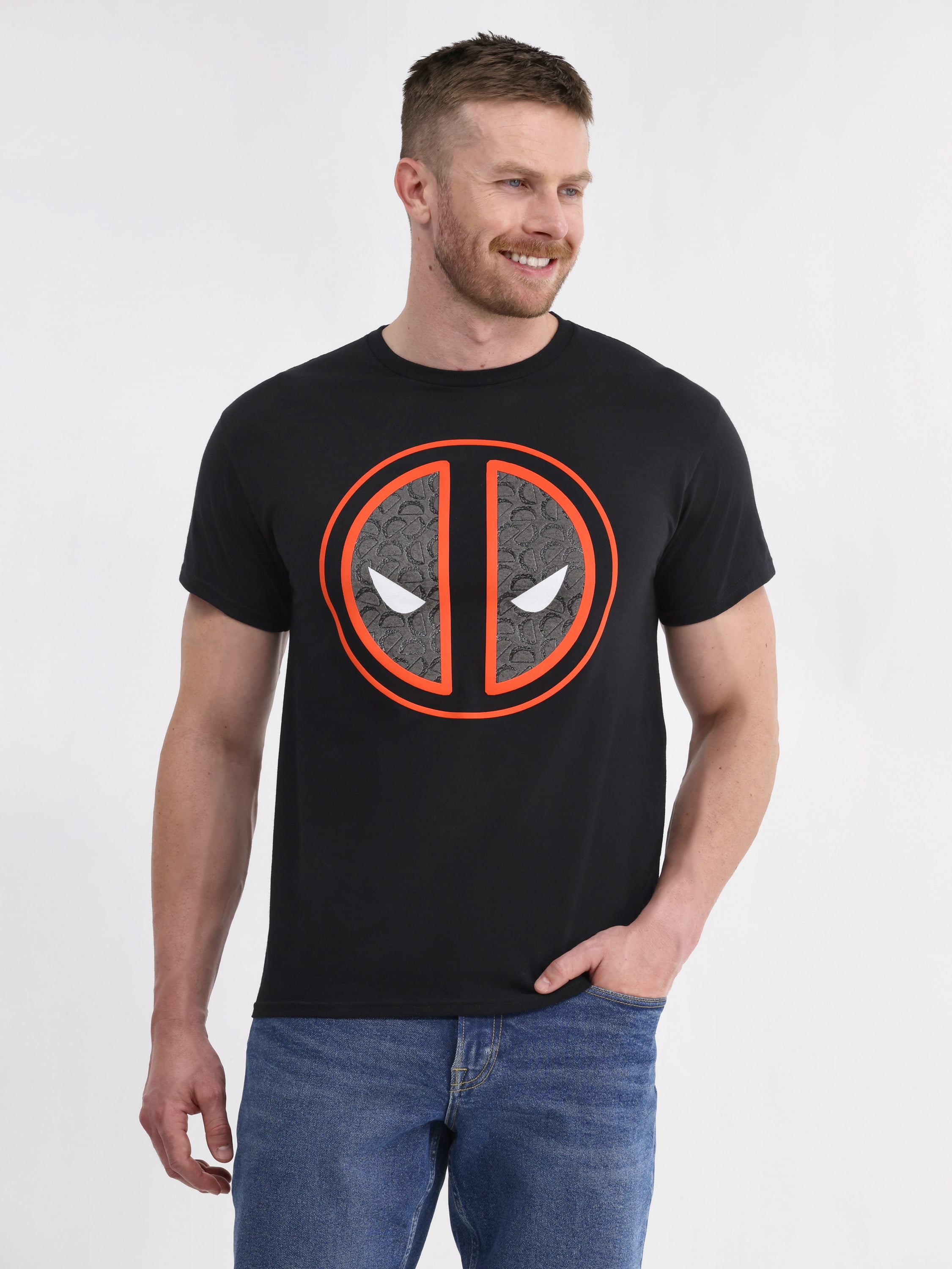 Deadpool Mens & Big Men's Graphic Cotton Tee with Short Sleeves, Sizes ...