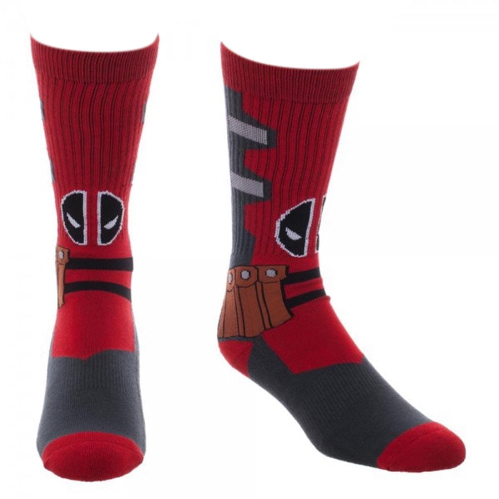 Deadpool Men's Costume Crew Socks - Walmart.com