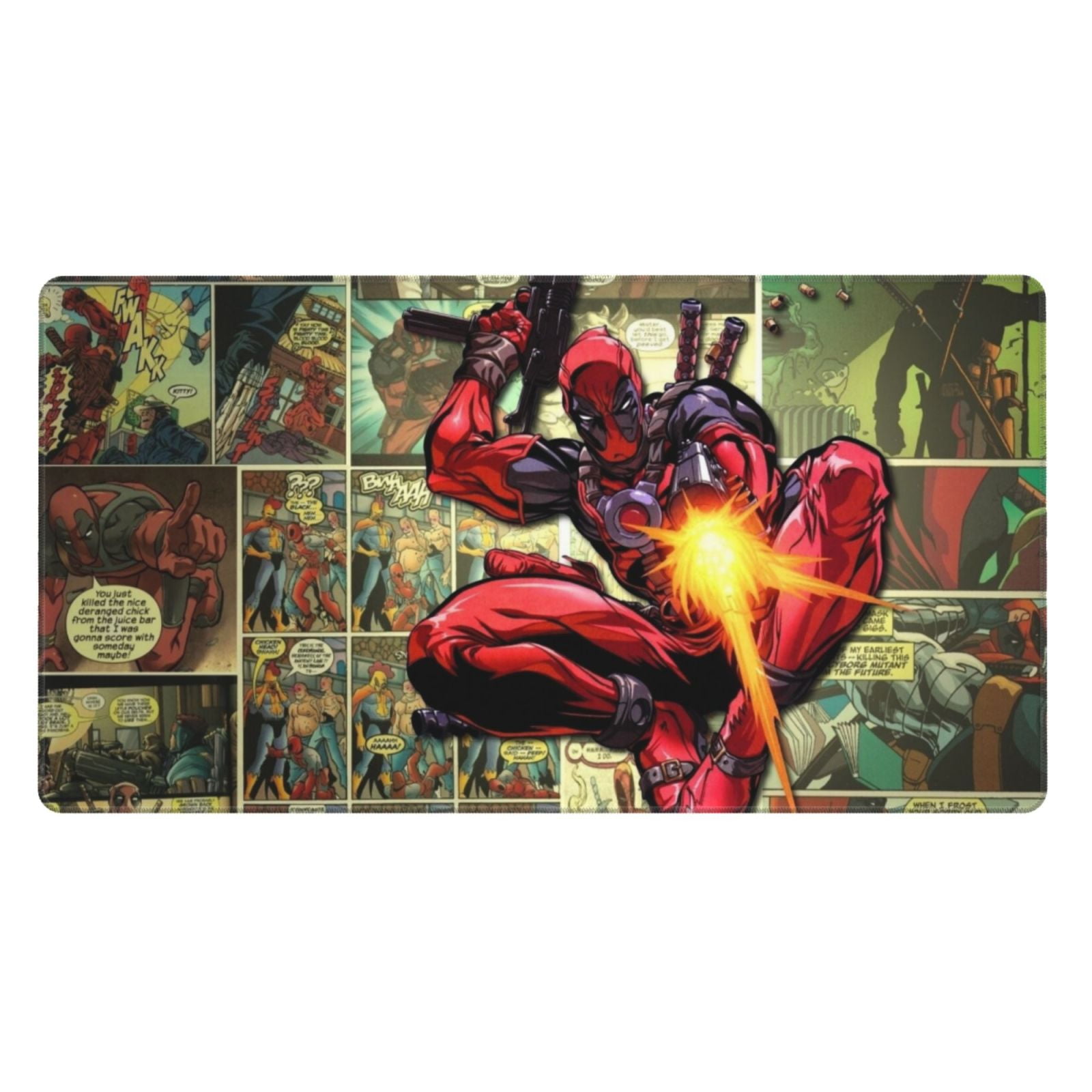 Deadpool Mouse Pad 16x29.5 Inch Computer Keyboard Mouse Pad Waterproof ...