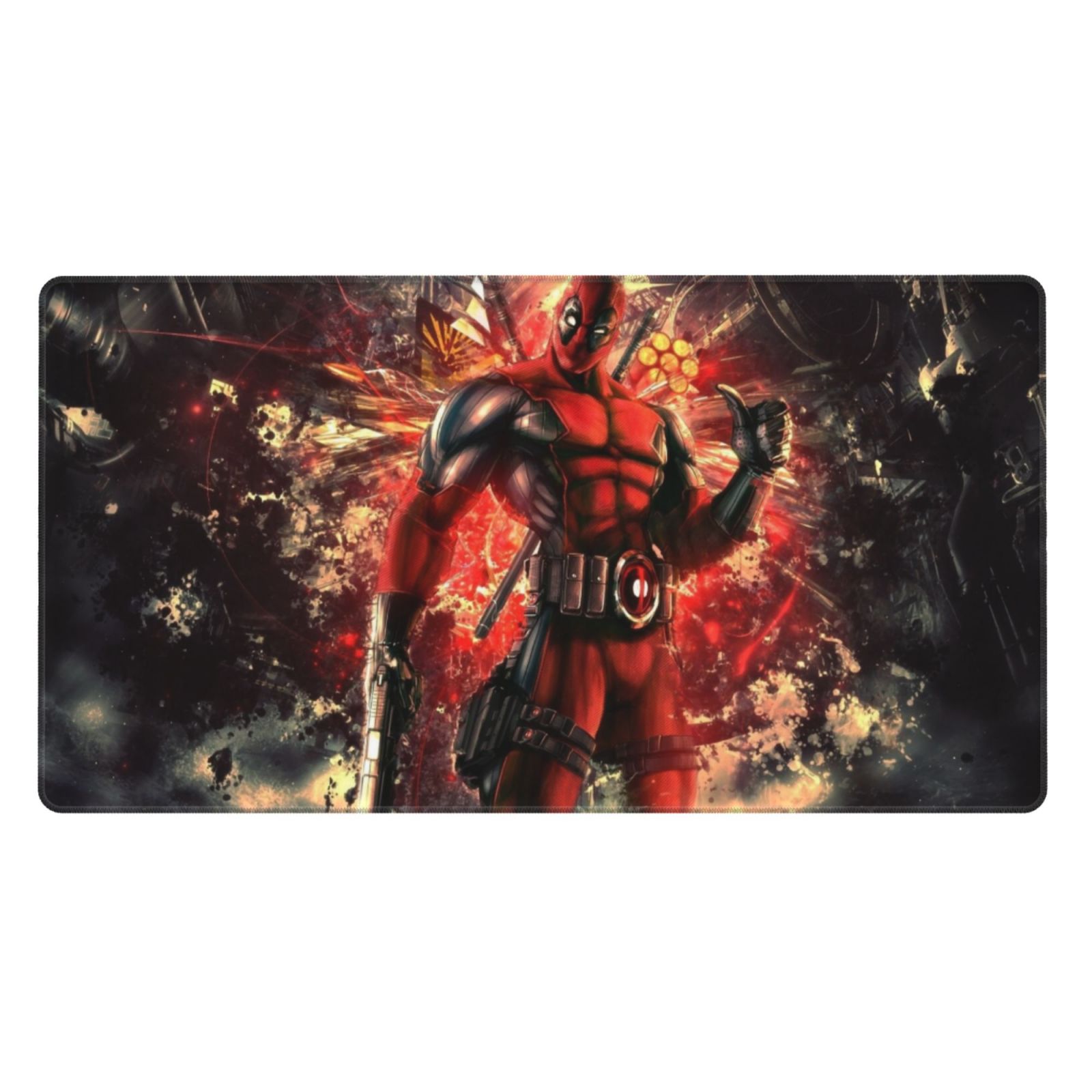 Deadpool Mouse Pad 16x29.5 Inch Computer Keyboard Mouse Pad Waterproof ...