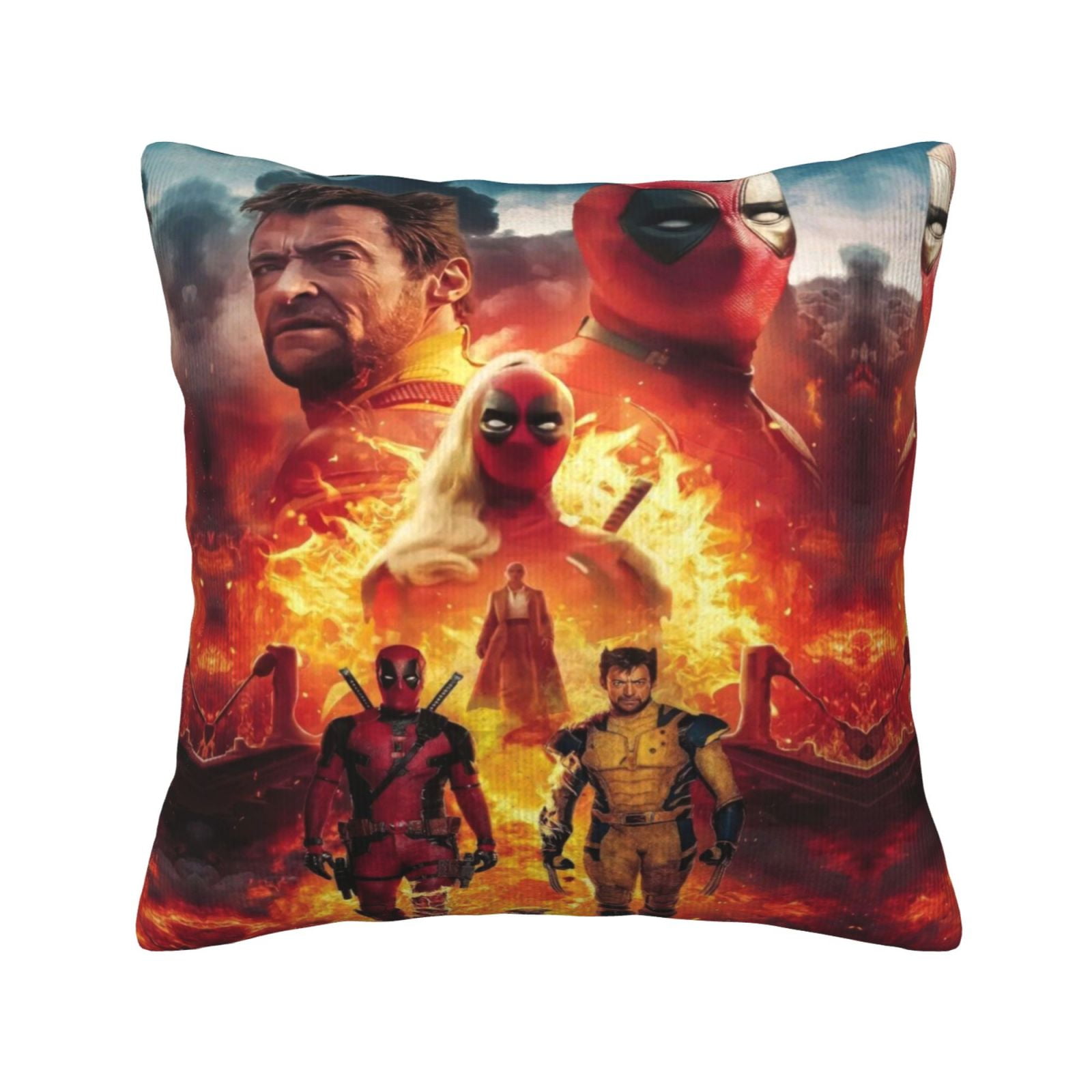 Deadpool Movie Throw Pillow Covers for Home Decorative Sofa Couch ...
