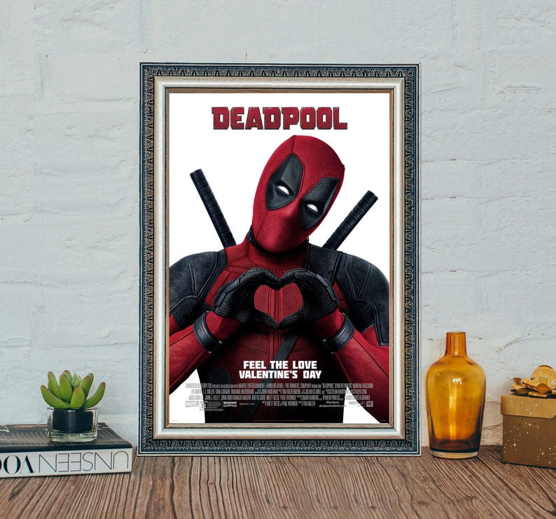 Deadpool Movie canvas Marvel Hero Deadpool Canvas Cloth canvas 8x12 ...