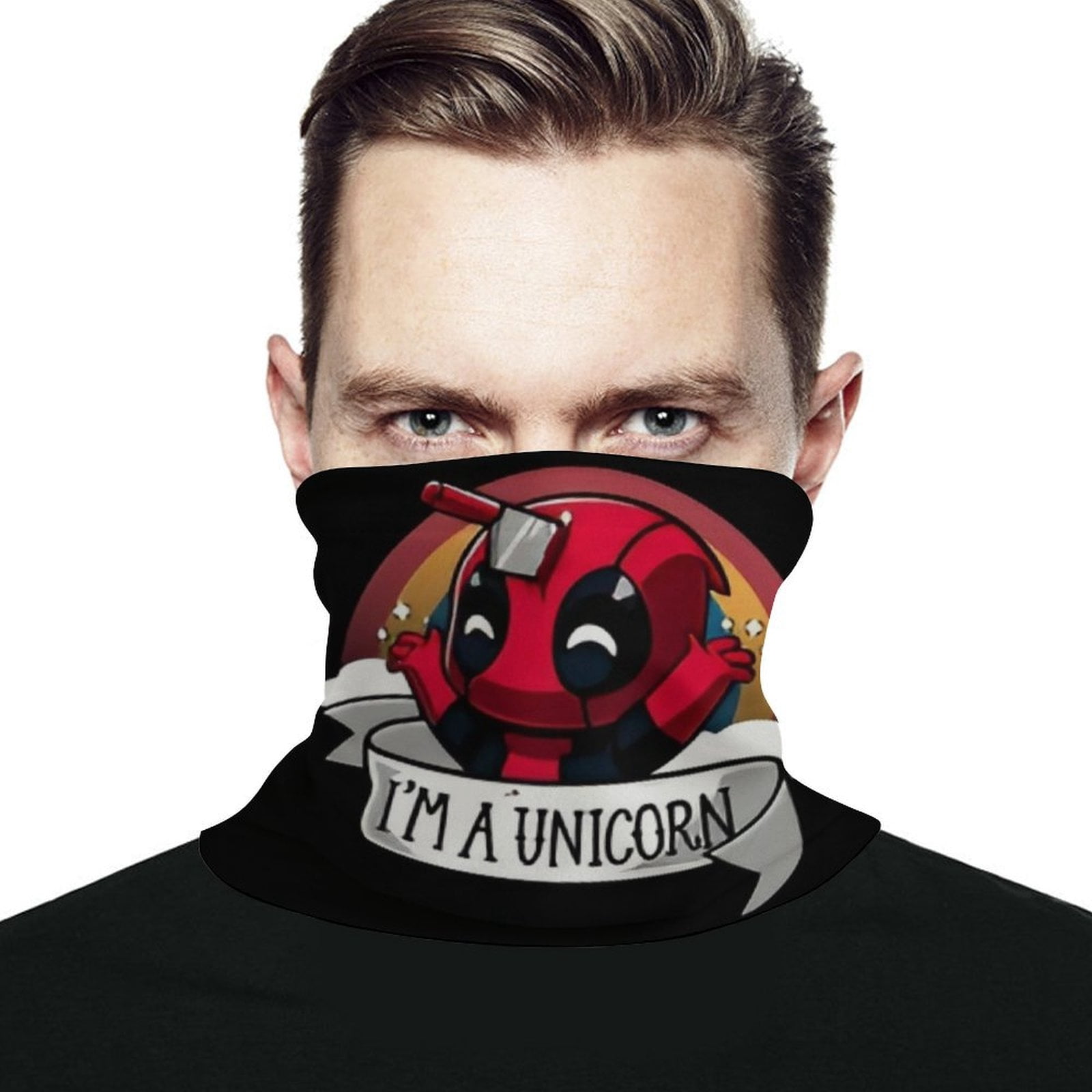 Deadpool Neck Gaiter Face Cover for Men Women Anti-static for Outdoor ...
