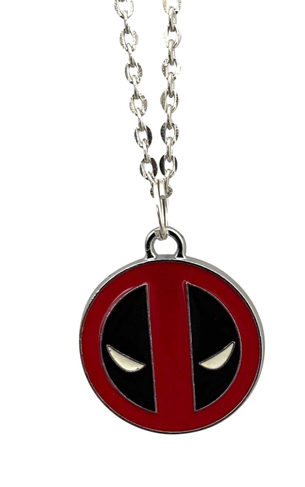 Deadpool Necklace - Comic Book Character Enamel Metal Charm Pendant ...