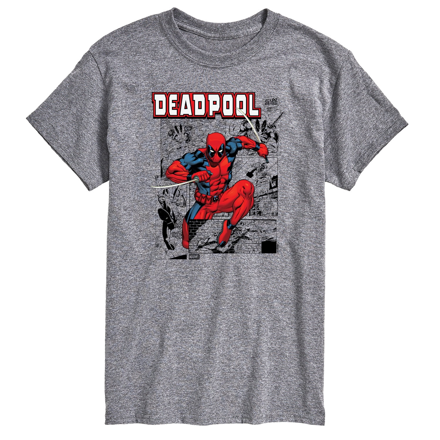 Deadpool - Panels - Men's Short Sleeve Graphic T-Shirt - Walmart.com