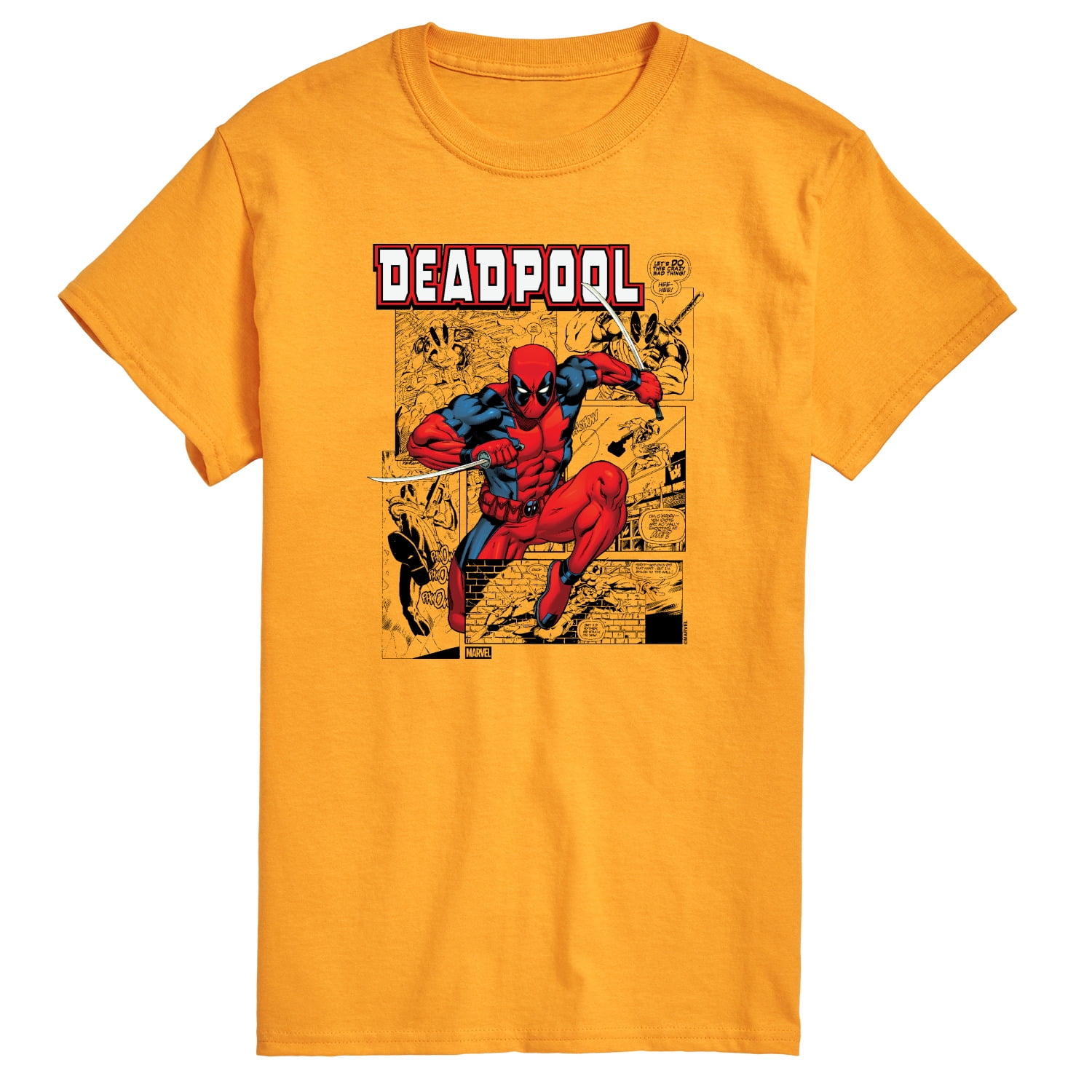 Deadpool - Panels - Men's Short Sleeve Graphic T-Shirt - Walmart.com