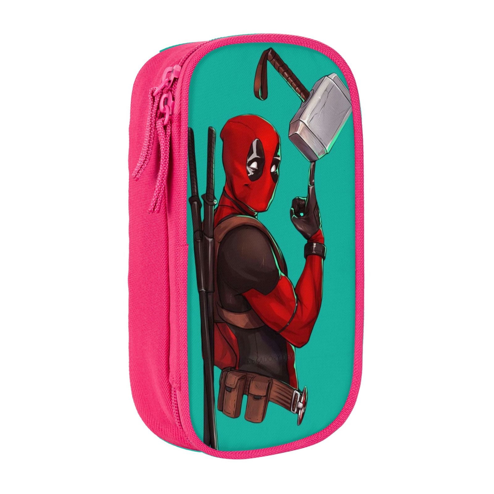 Deadpool Pencil Case,Pencil Pouch,Big Pencil Bag Pouch Box Organizer ...