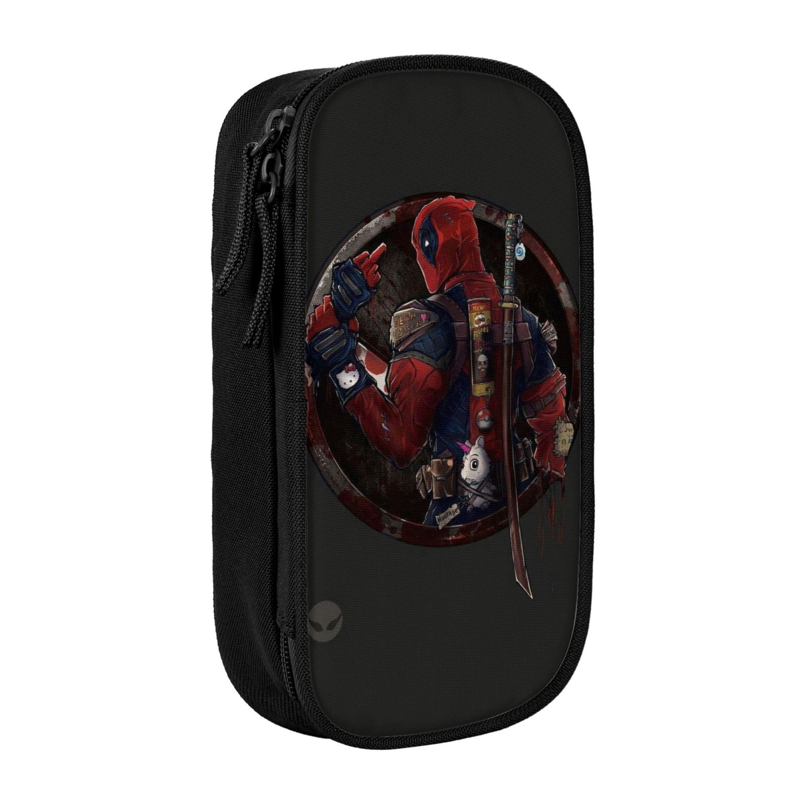 Deadpool Pencil Case,Pencil Pouch,Extra Big Pencil Bag,Pen Bag Wide ...
