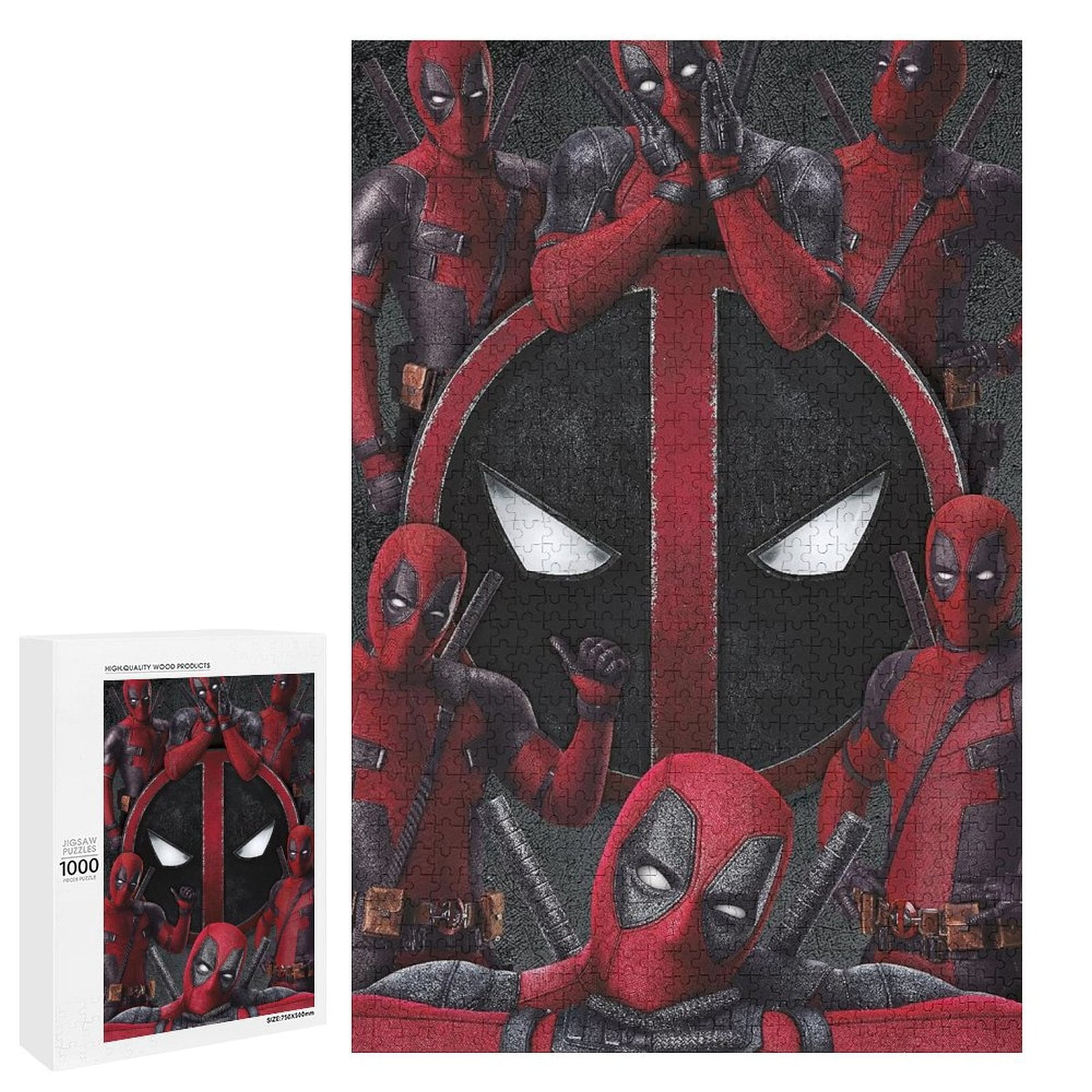 Deadpool Puzzle Enthusiasts, 1000 PCS Jigsaw Puzzle - Walmart.com