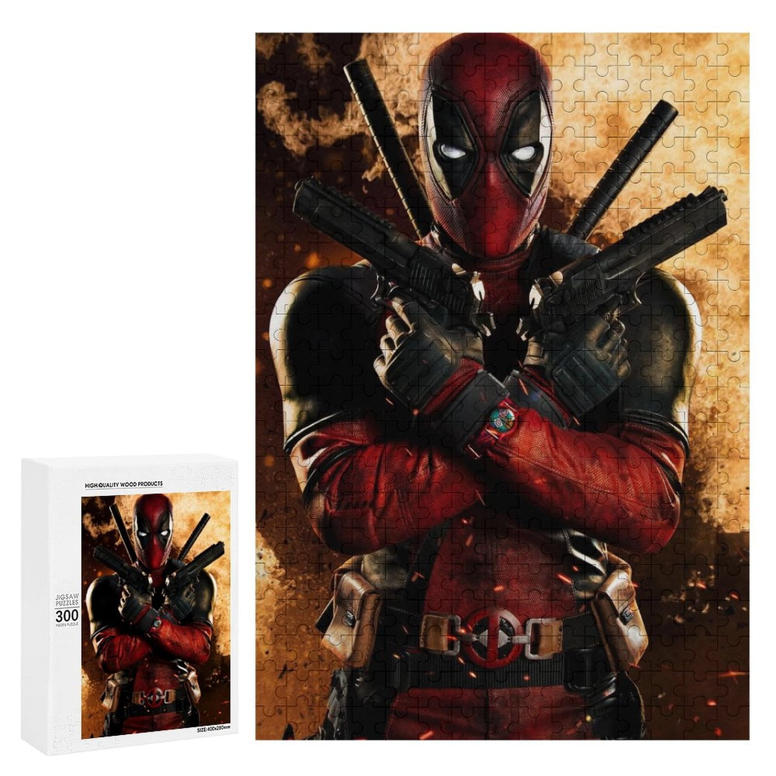 Deadpool Puzzle For Boys Girls Puzzle Enthusiasts, 300 PCS Jigsaw ...