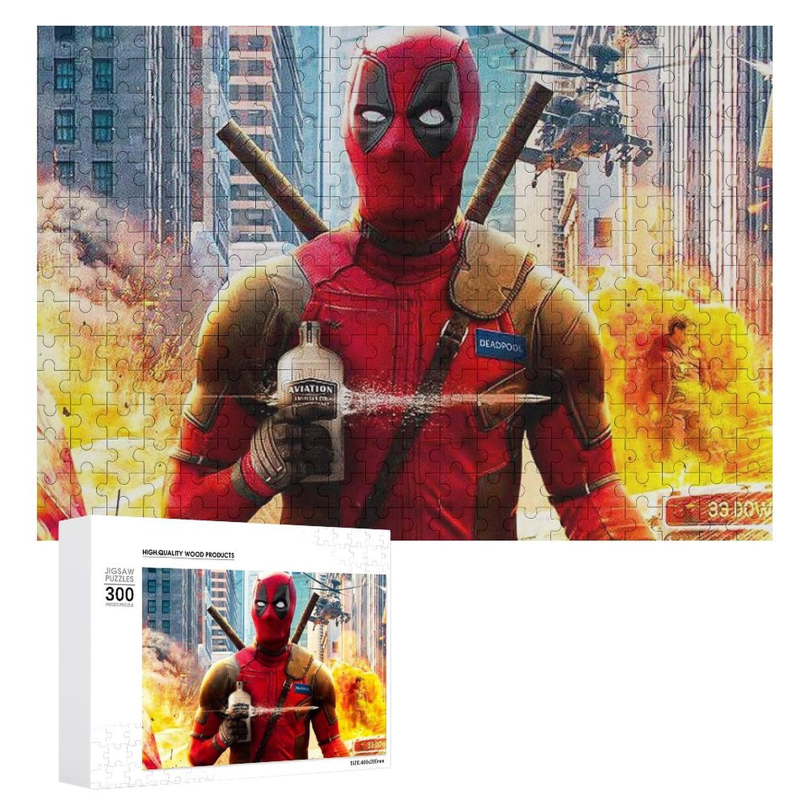 Deadpool Puzzle For Boys Girls Puzzle Enthusiasts, 300 PCS Jigsaw ...