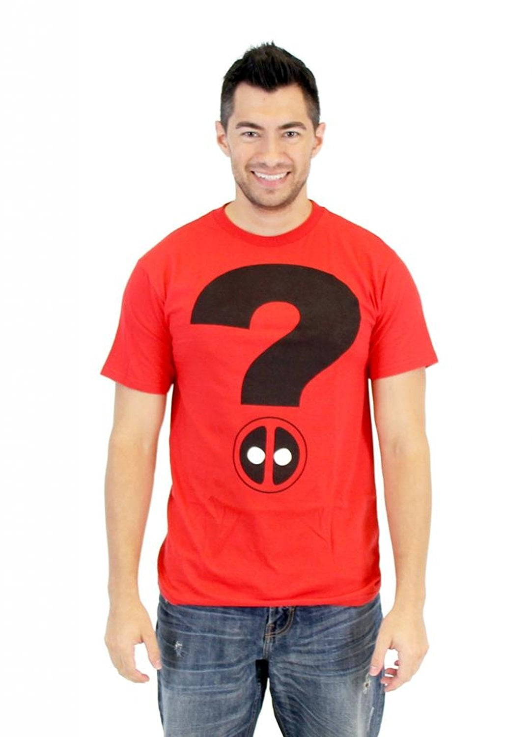 Deadpool Question Mark Adult Red Flip T-Shirt - Walmart.com