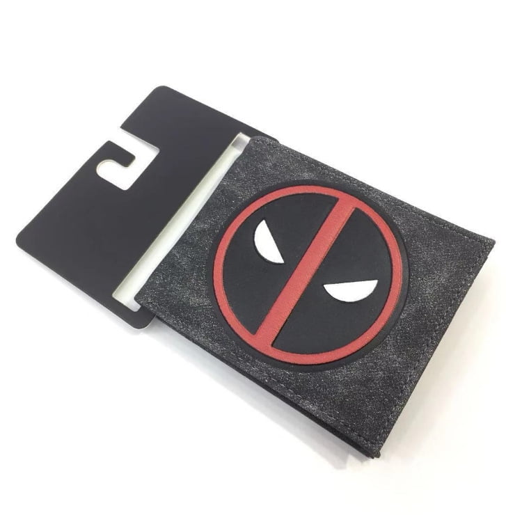 Deadpool Short Wallet, Marvel Peripheral Avengers Superhero PU Change ...