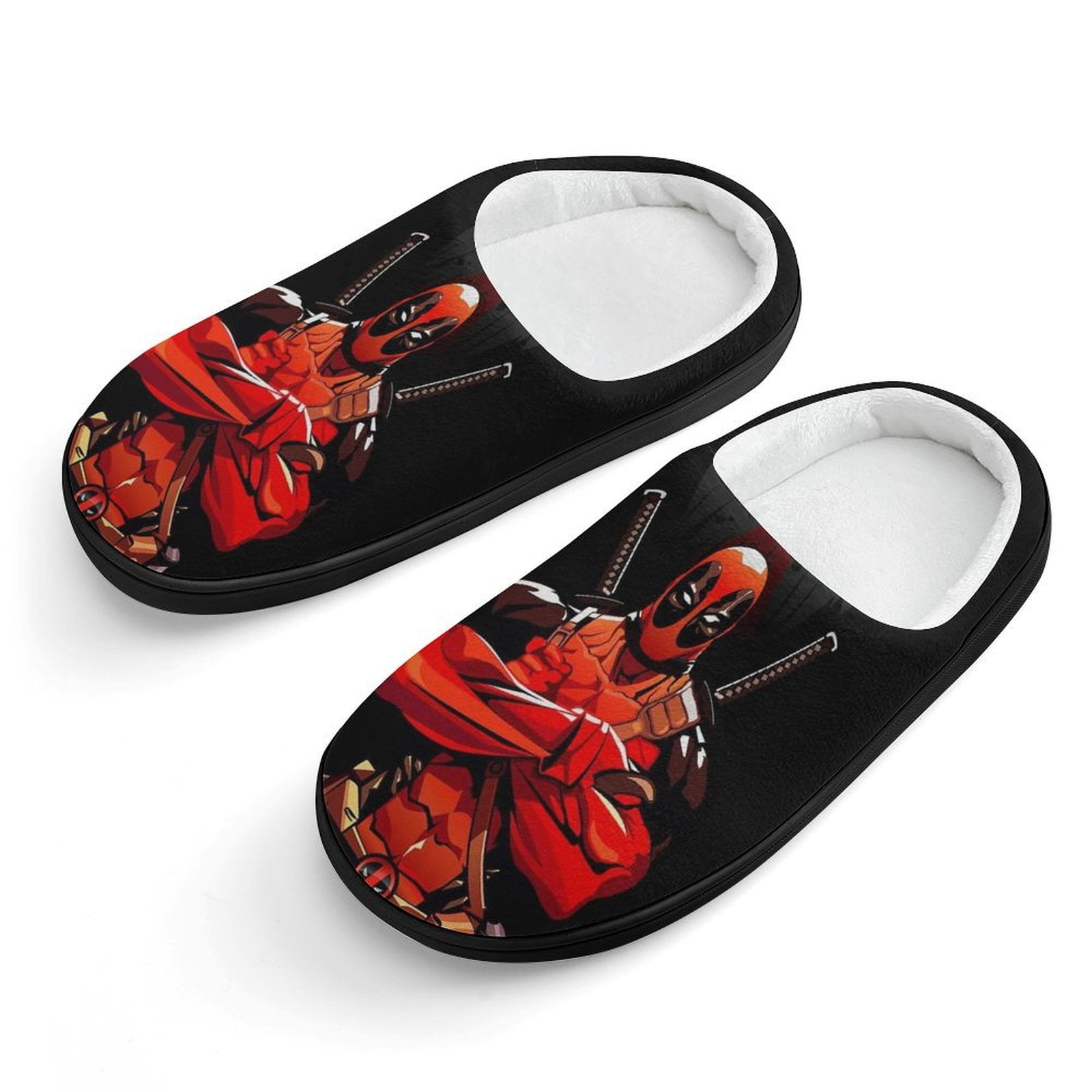 Deadpool Slippers for Kids Boys Teen,Soft Plush Cute Slippers Non-Slip ...