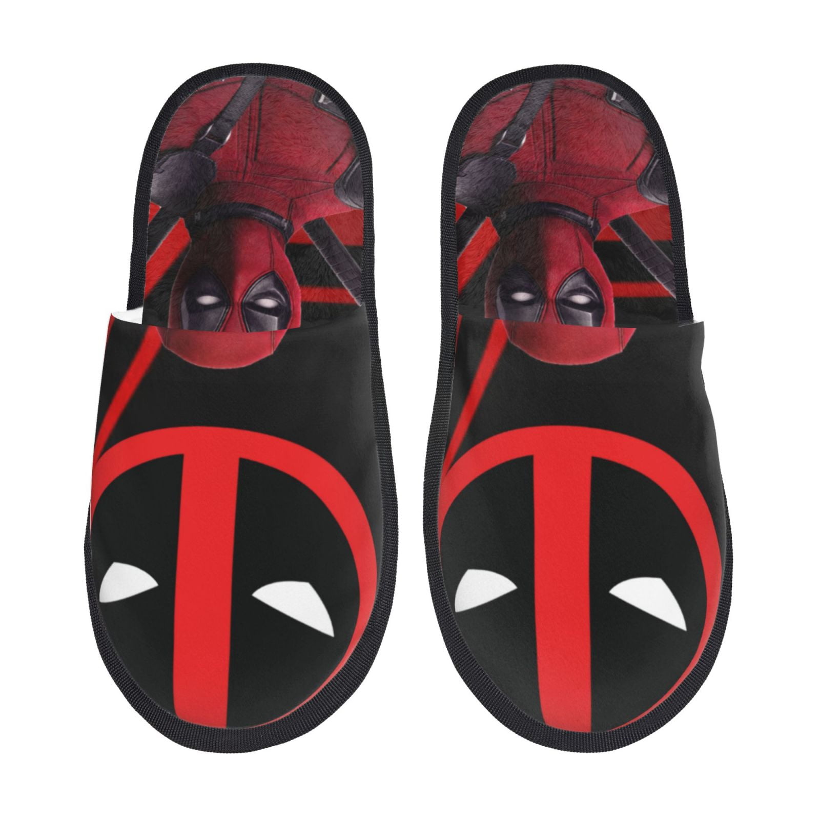 Deadpool Slippers for Men Women, Funny Pattern Warm Comfy Non Slip Home ...