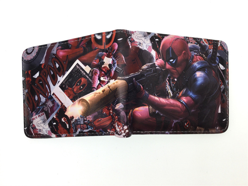 Deadpool Spider-Man Wallet, Superhero Short Student Marvel Cartoon ...