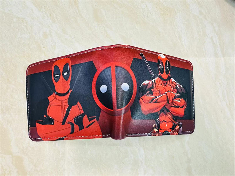 Deadpool Spider-Man Wallet, Superhero Short Student Marvel Cartoon ...