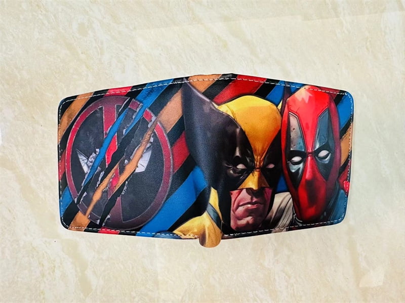 Deadpool Spider-Man Wallet, Superhero Short Student Marvel Cartoon ...