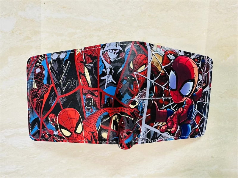 Deadpool Spider-Man Wallet, Superhero Short Student Marvel Cartoon ...