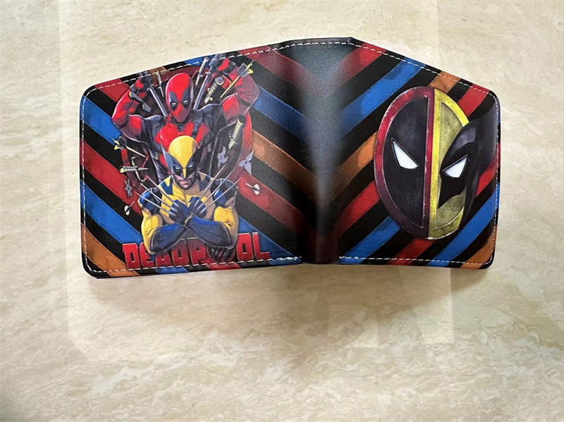 Deadpool Spider-Man Wallet, Superhero Short Student Marvel Cartoon ...