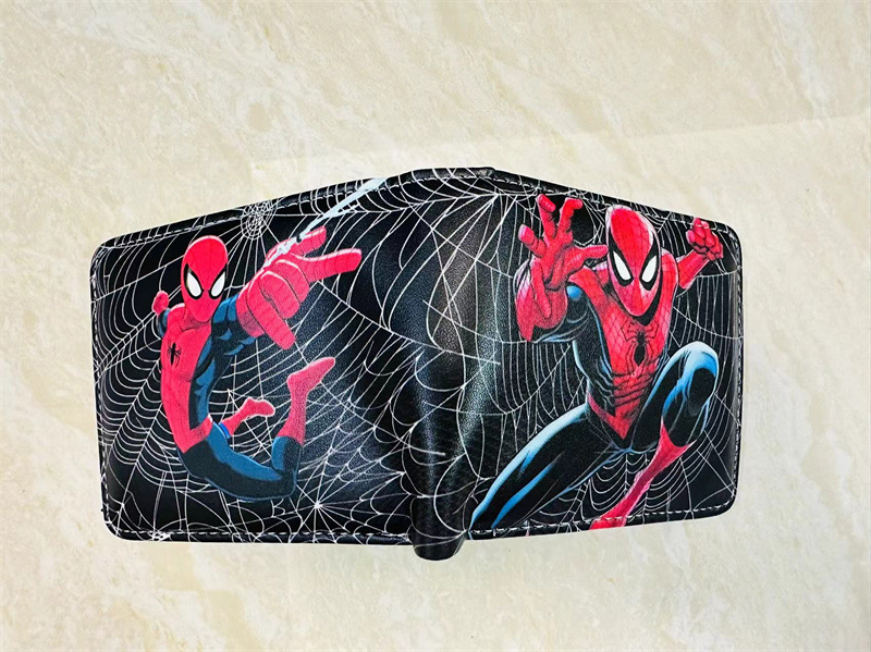Deadpool Spider-Man Wallet, Superhero Short Student Marvel Cartoon ...