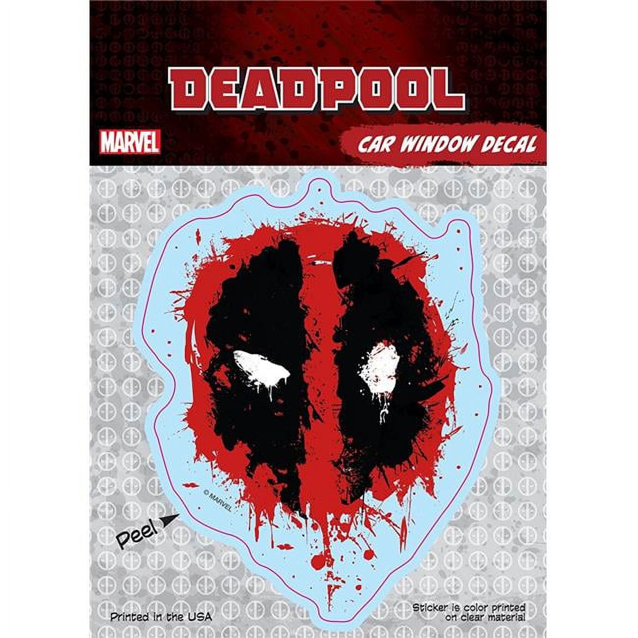Deadpool Splattered Symbol Decal - Walmart.com
