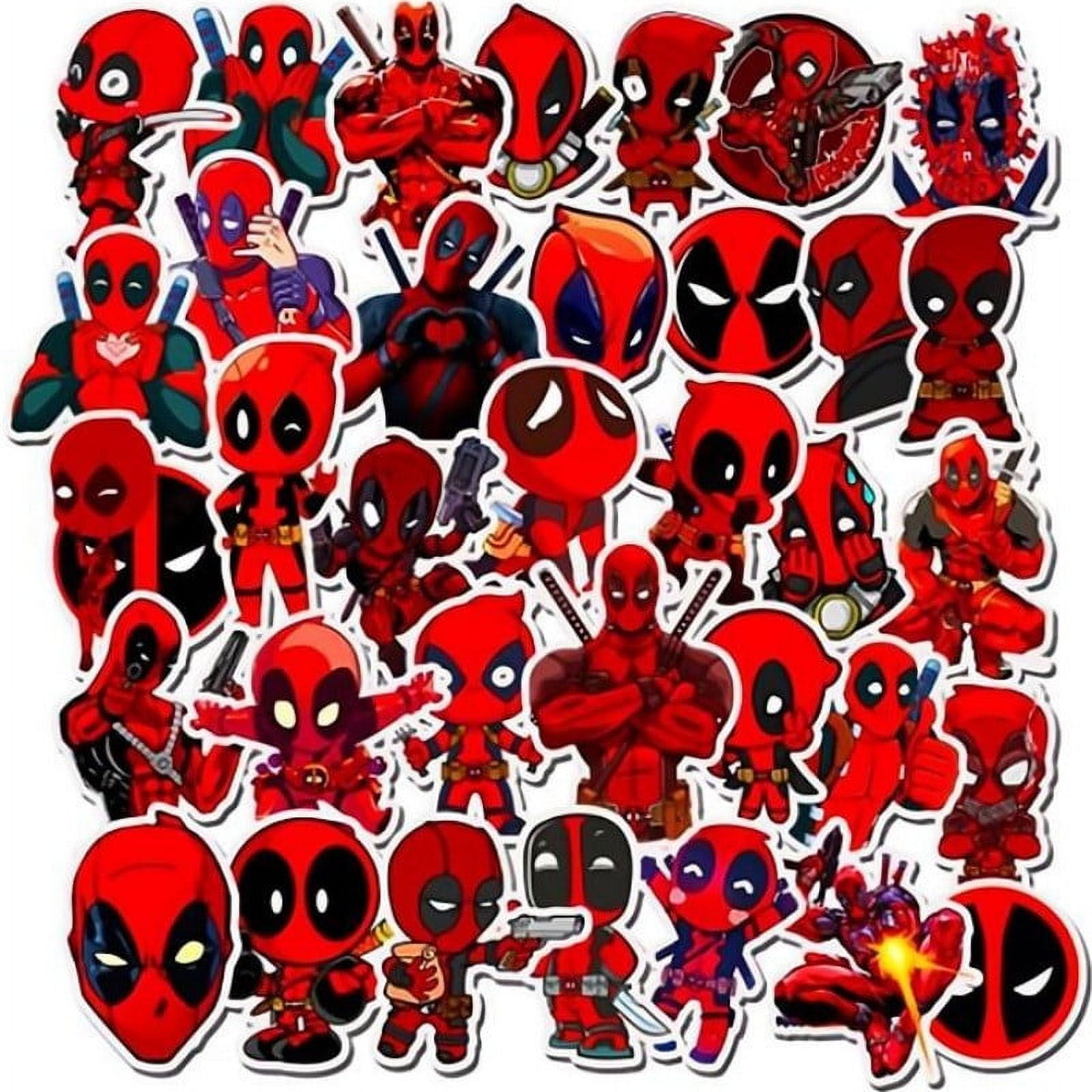 Deadpool Stickers,Superhero Stickers,Bulk Stickers,35pc Deadpool ...