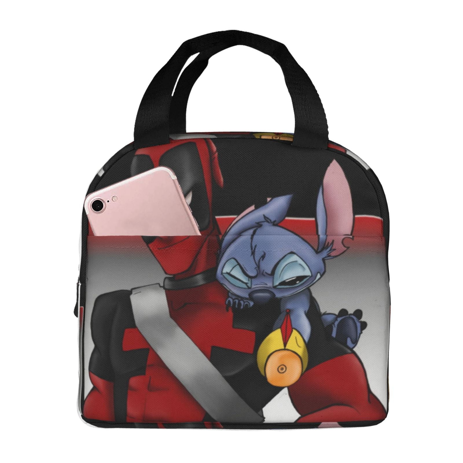 Deadpool And Stitch By Amydrewthat Lunch Box Lunch Bag for Women and ...