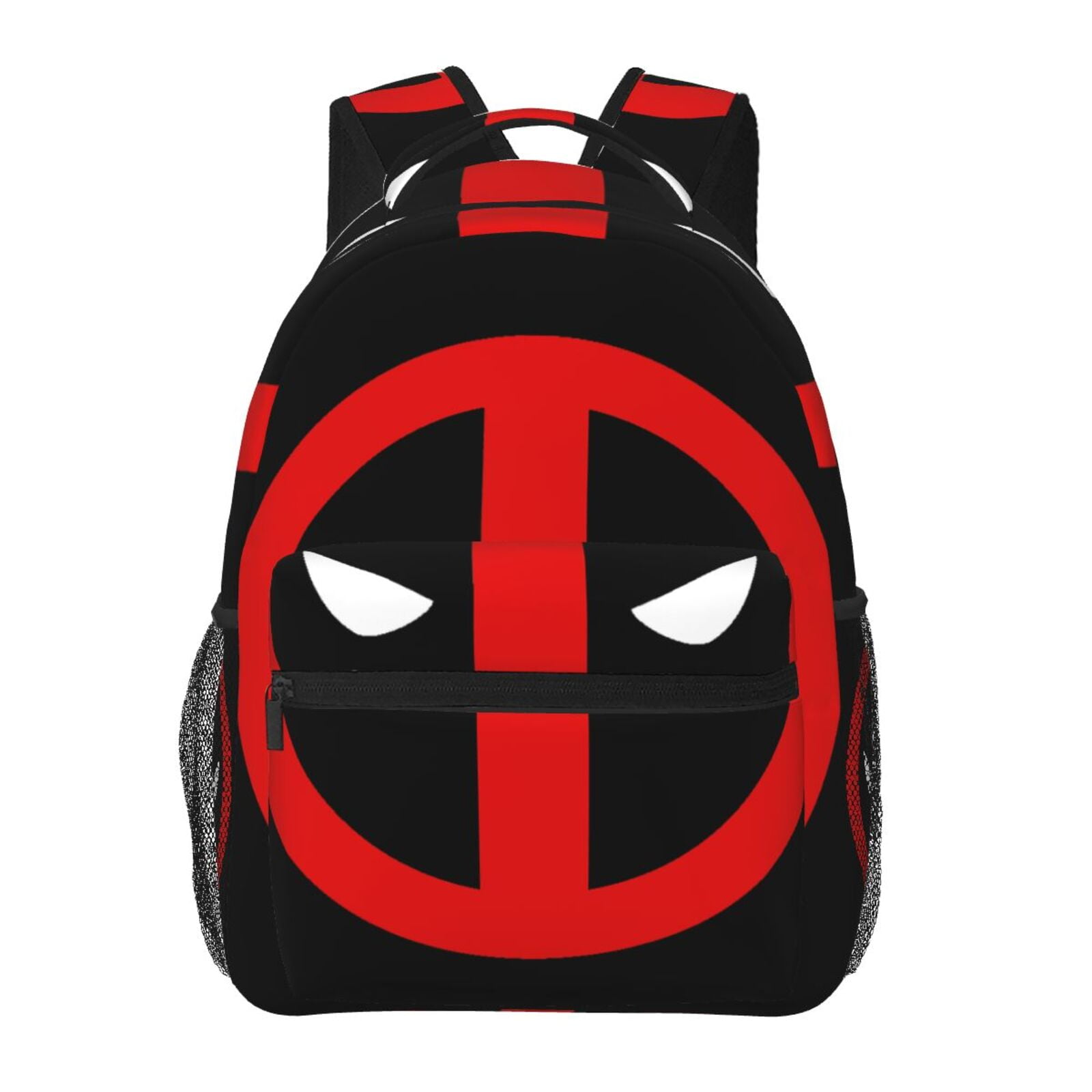 Deadpool Student Black Backpack Sports Laptop Backpack College Work ...