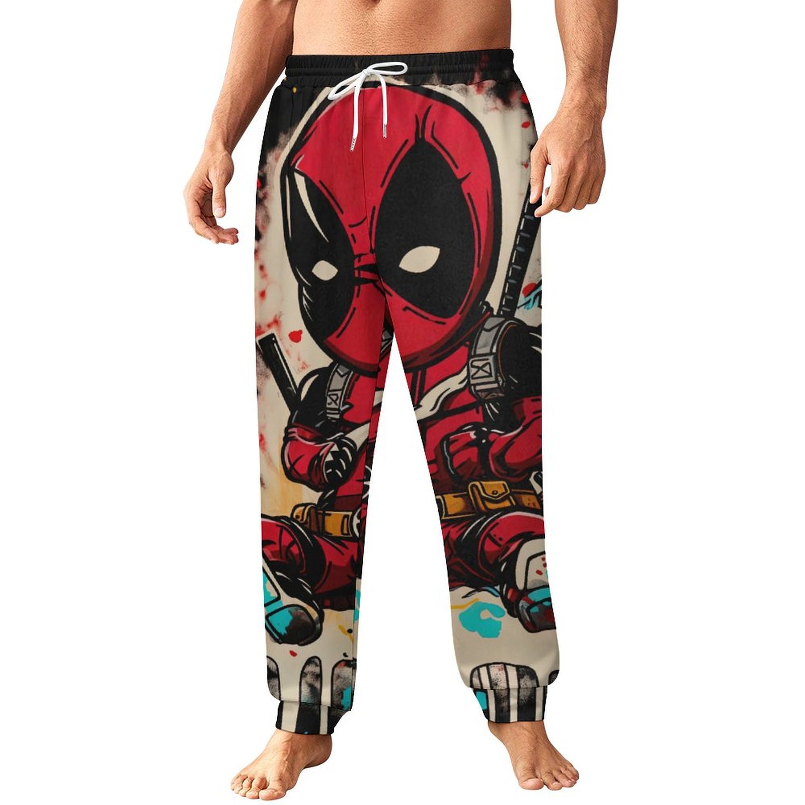 Deadpool Sweatpants for Men Women, Funny Printed Elastic Waist Joggers ...
