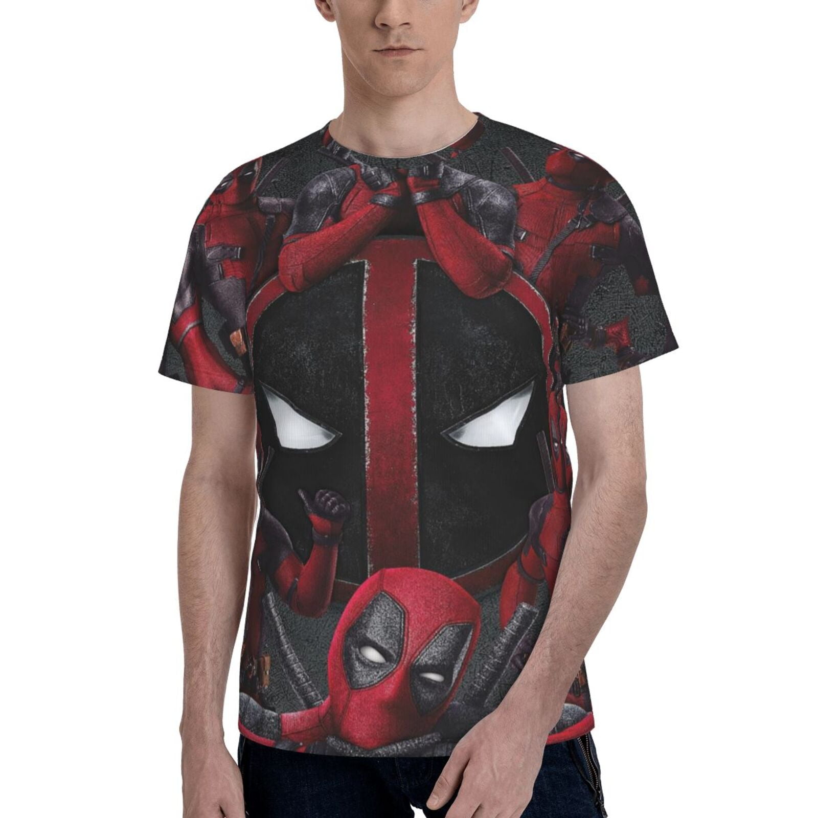 Deadpool T-Shirts 3d Printed Short Sleeve Tee Shirt For Men - Walmart.com