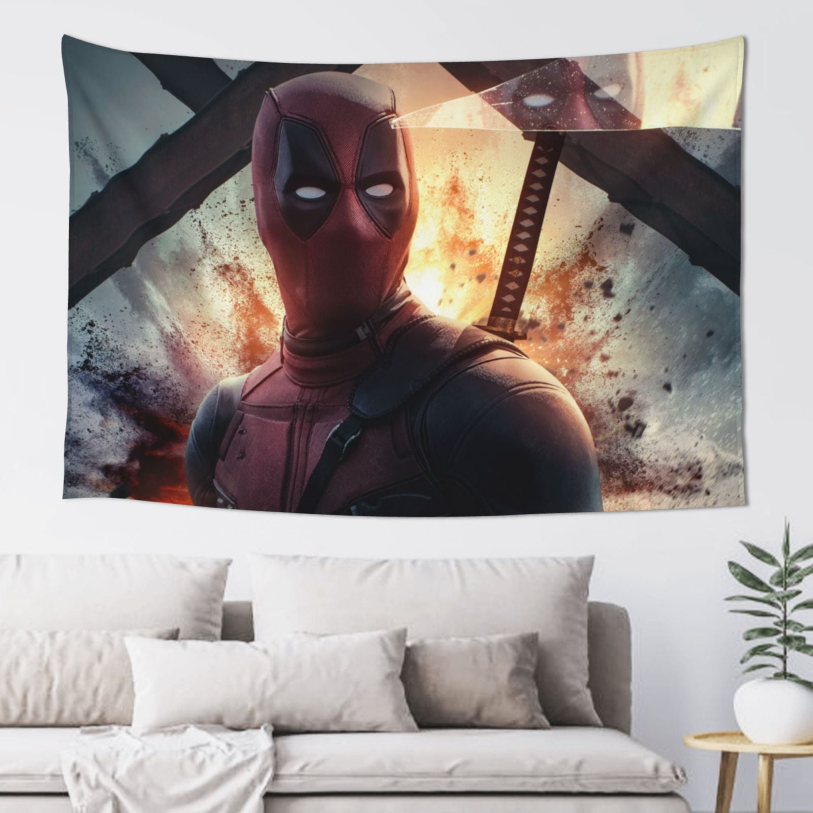 Deadpool Tapestry Wall Hanging Home Decoration Wall Blanket Dormitory ...