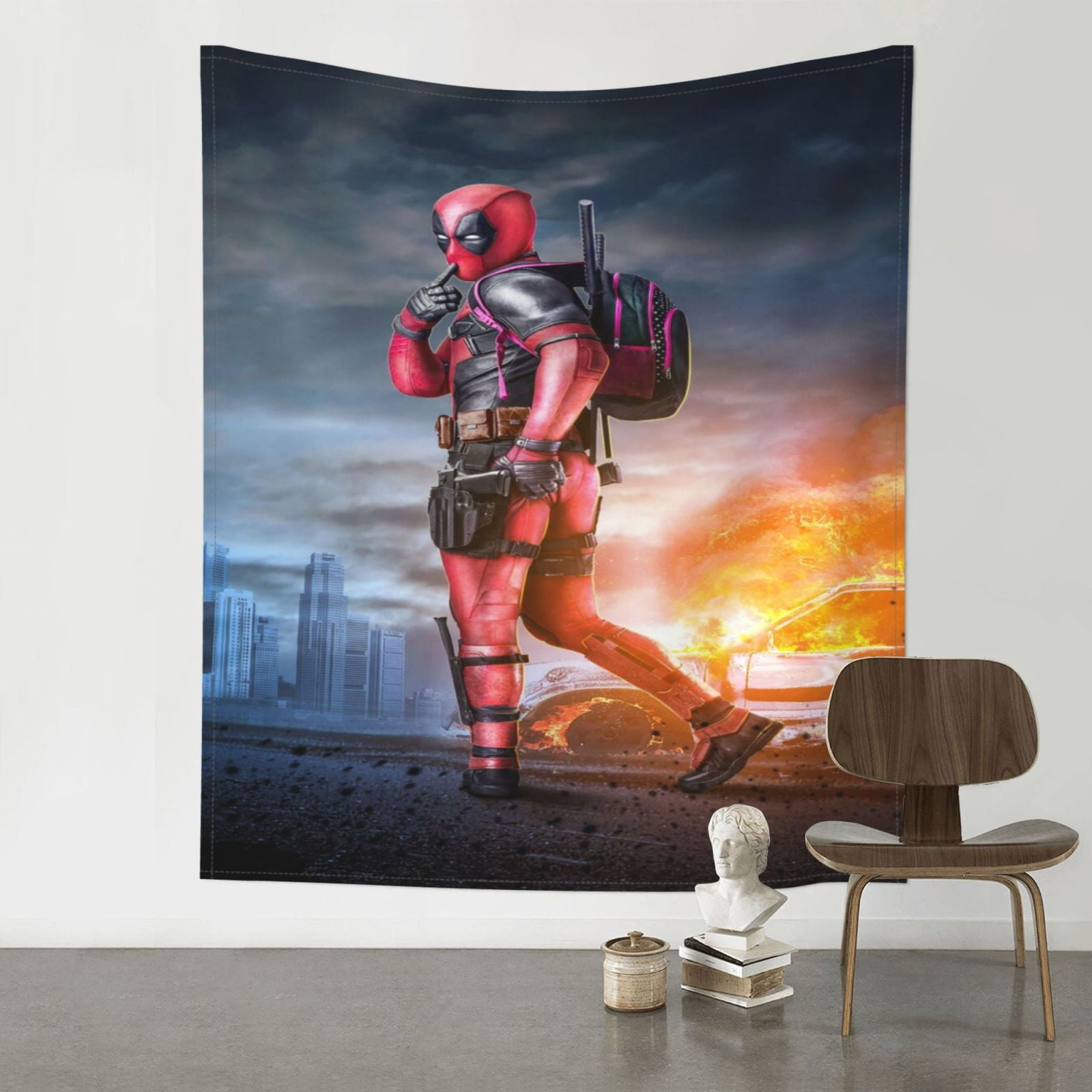 Deadpool Tapestry Wall Hanging Wall Art Decor Wall Tapestry for Living ...