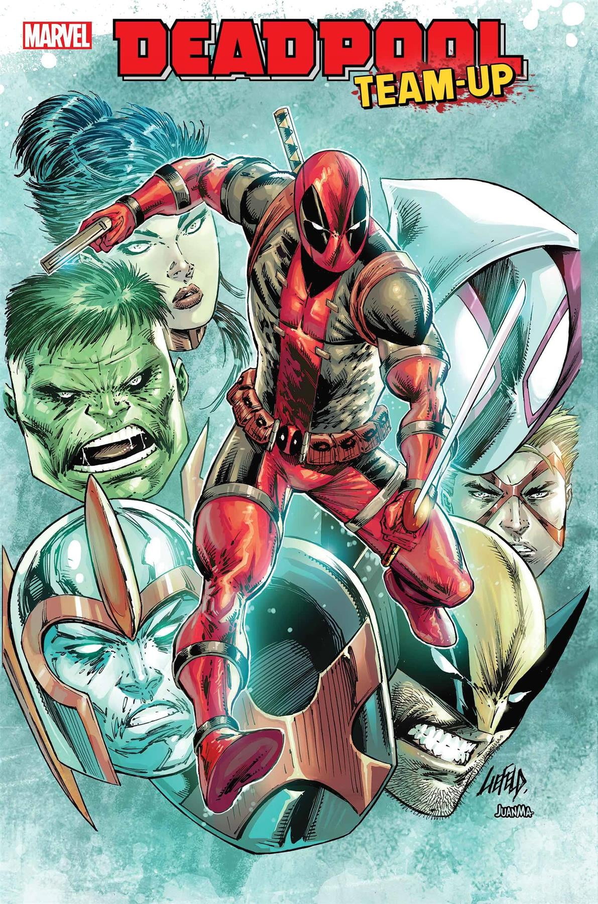 Deadpool Team-up #1 Rob Liefeld Foil Var Marvel Prh Comic Book 2024 ...